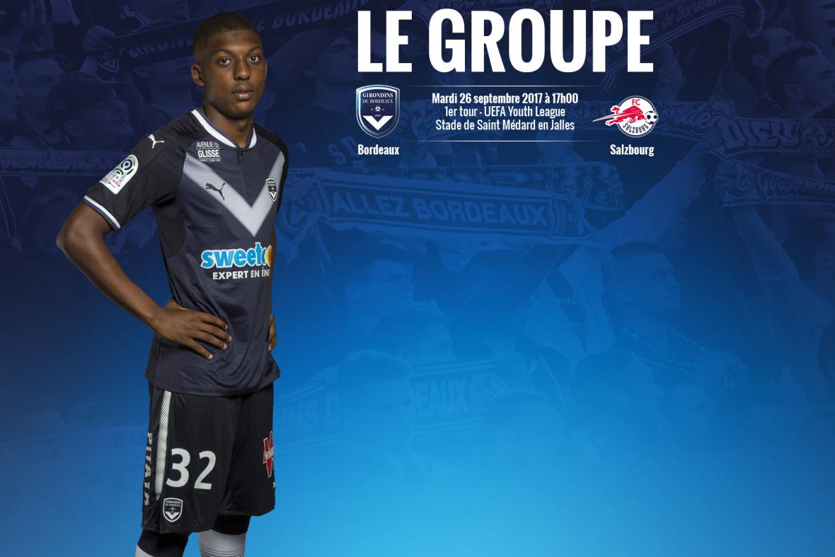 Le groupe bordelais pour la Youth League | Girondins.com